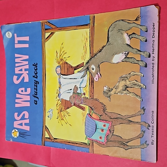 david cook publication | Other | As We Saw It A Fuzzy Book Nativity ...